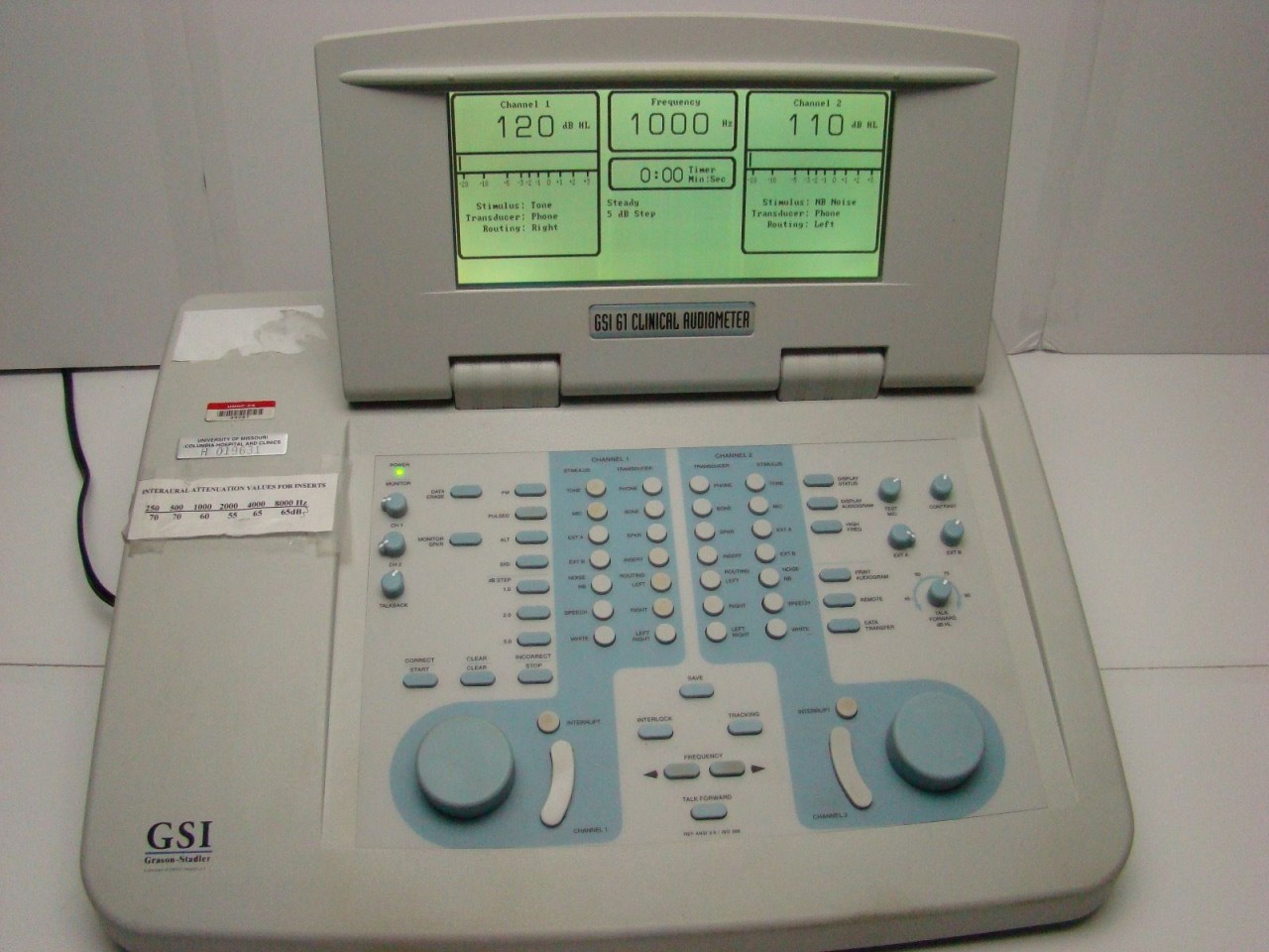 Grason Stadler GSI 61 Clinical Audiometer 001 - Lab Equipments | www ...